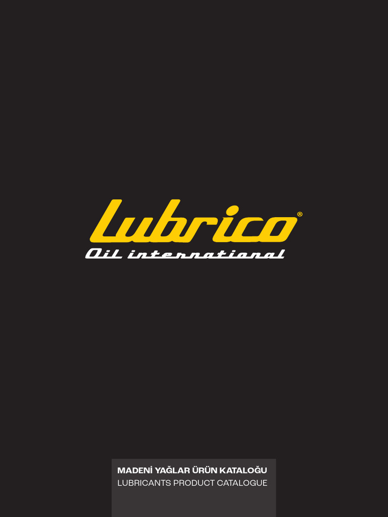 Lubrico Catalogue | PDF