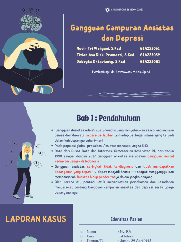 Gangguan Campuran Ansietas Dan Depresi | PDF | Pengembangan Diri | Gaya Hidup