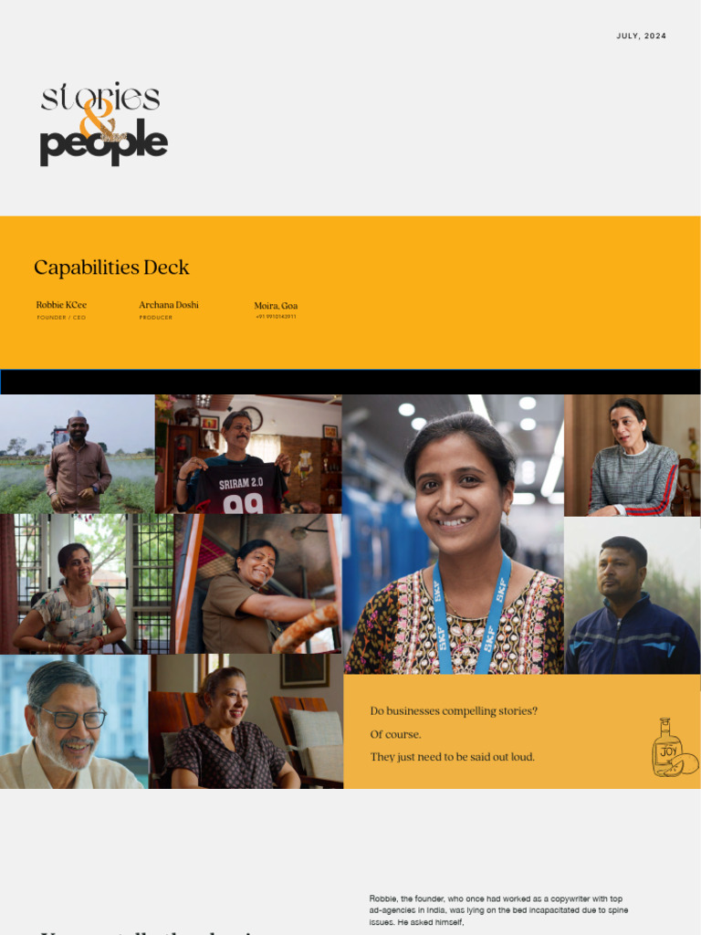 Capabilities-Deck - Corporate Stories | PDF