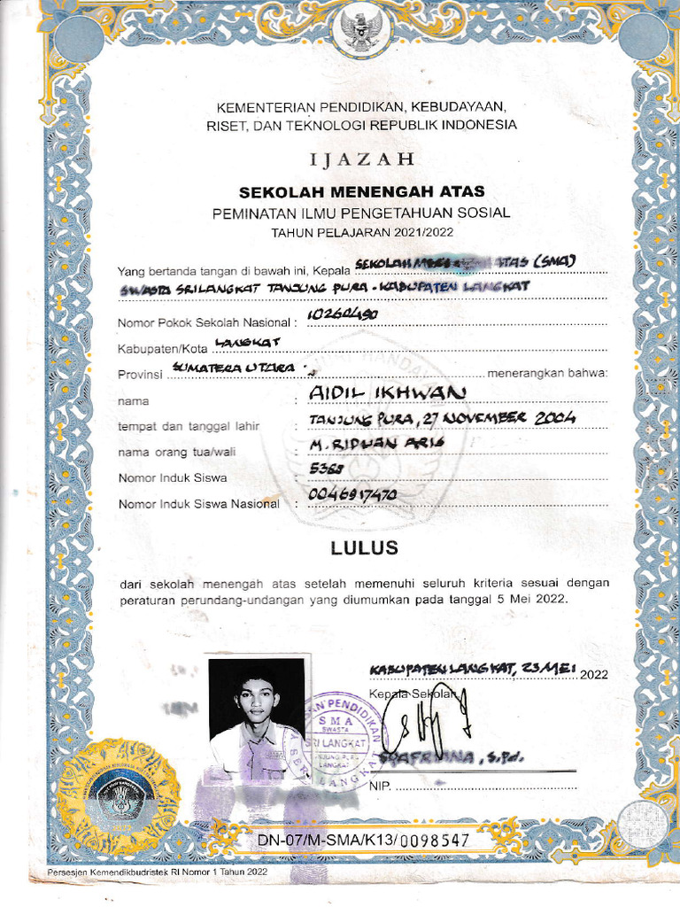 Ijazah 20240801 0001 | PDF
