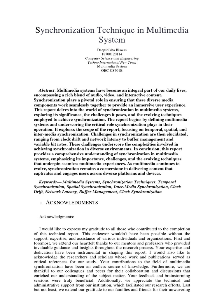 multimedia report | PDF | Multimedia | Augmented Reality