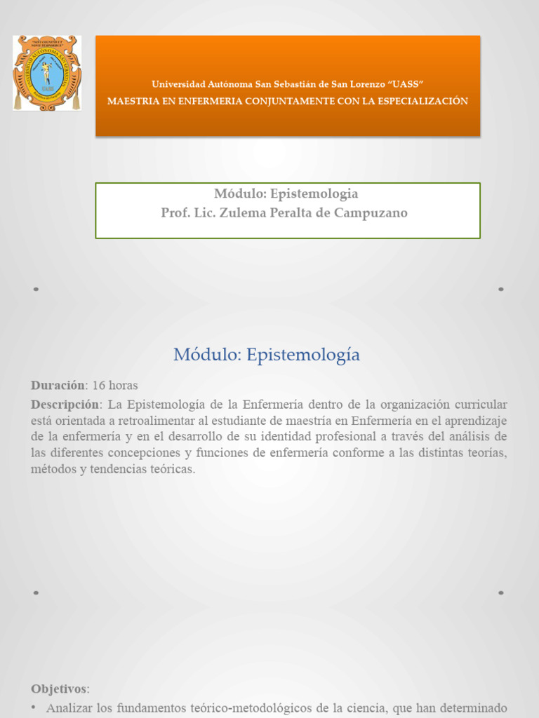 Uass Programa Maestria | PDF | Enfermería | Moodle