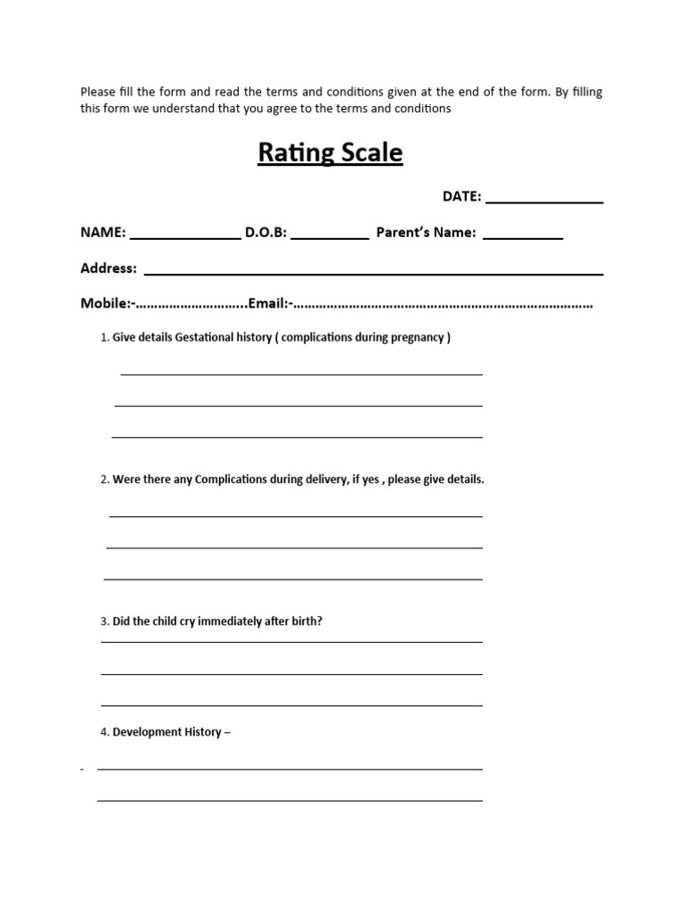 New Rating Scale 1 | PDF | Physician | Homeopathy