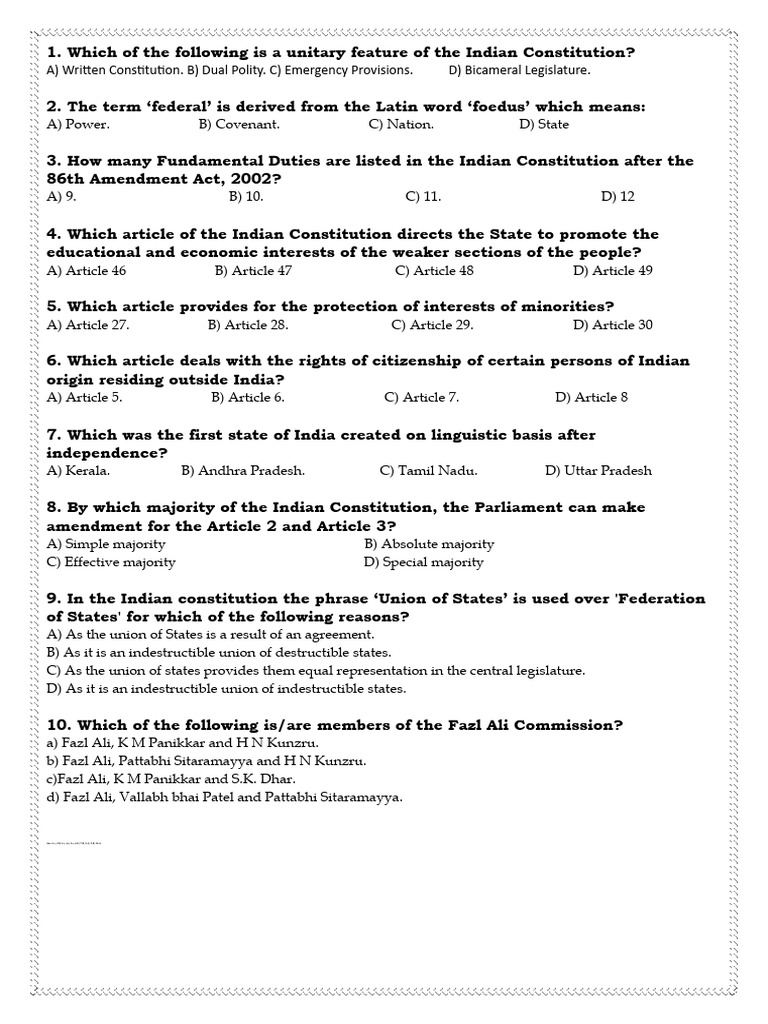 Polity 2 Pdf Constitution Statutory Law