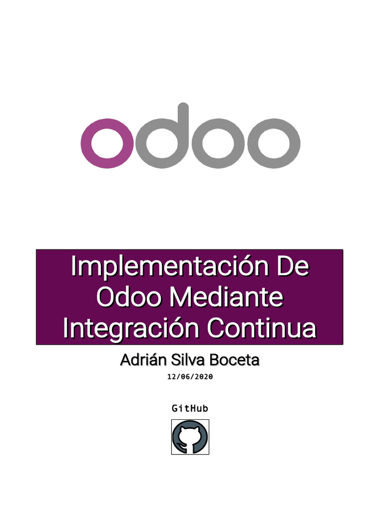 Odoo Adrian Silva Boceta | PDF | Software | Ingeniería Informática