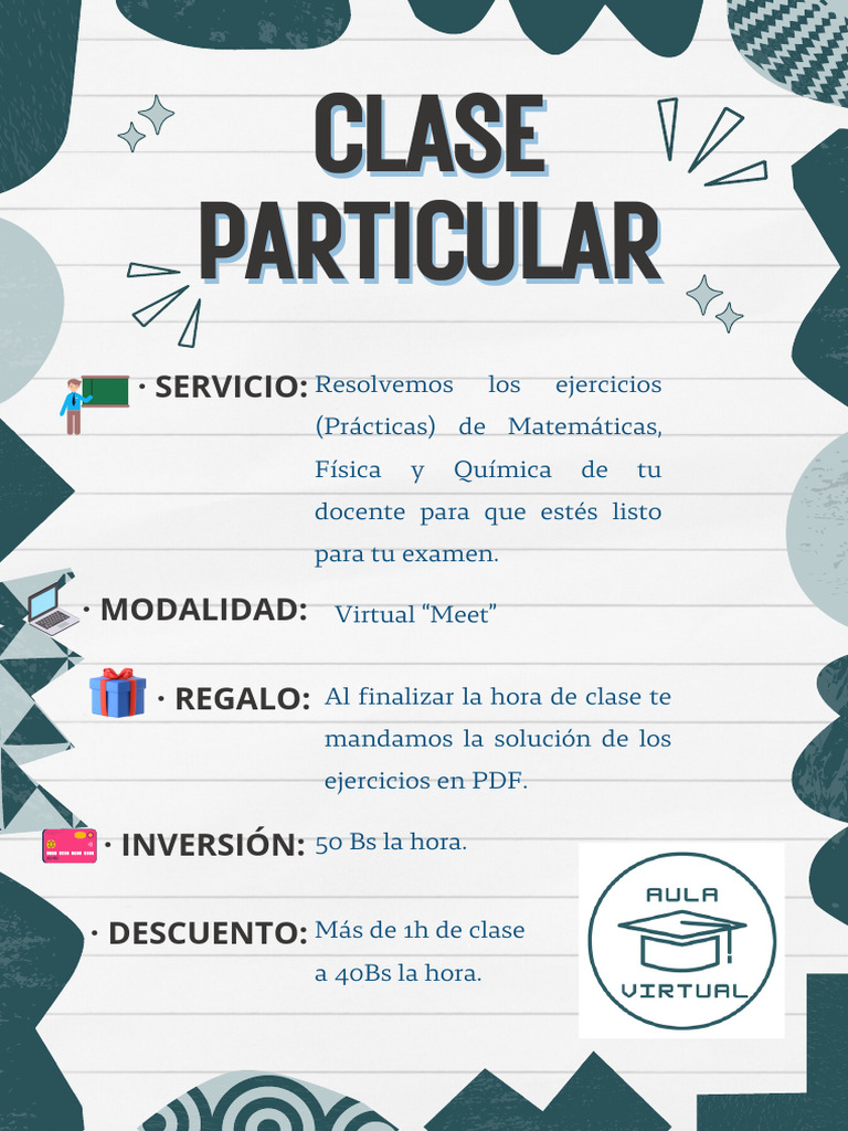 Aula Virtual - Clase Particular | PDF | Crecimiento personal y ...