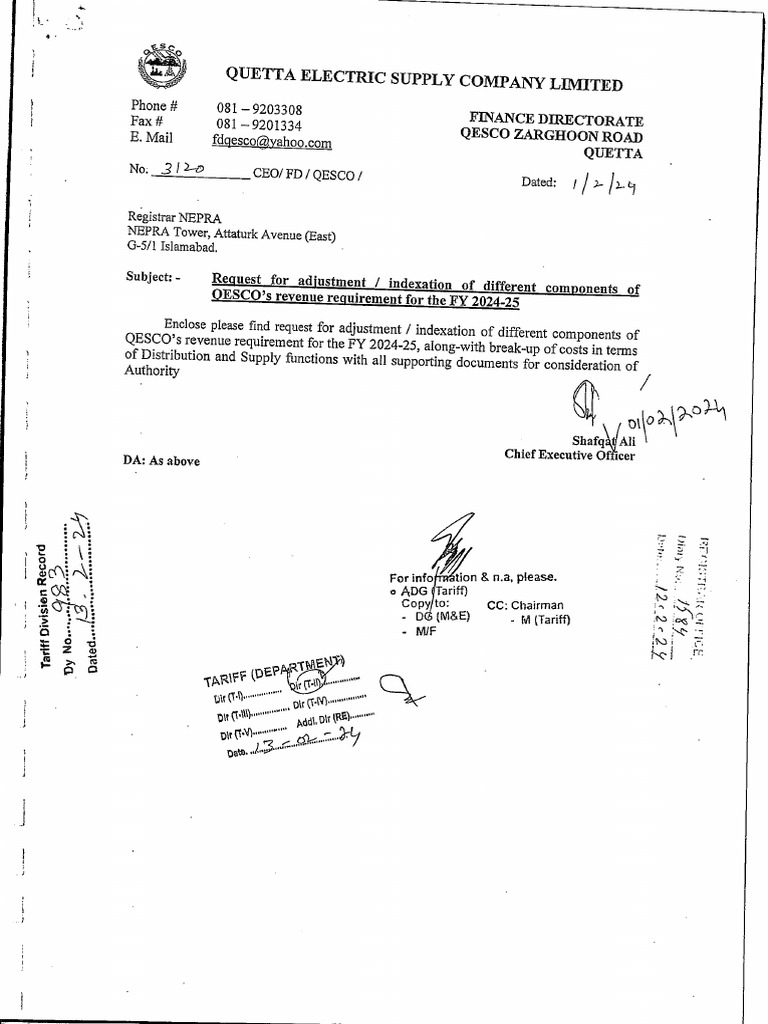 QESCO | PDF | Depreciation | Taxes