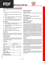 NITOBOND AR - Data Sheet & MS For Application | PDF | Concrete | Mortar ...