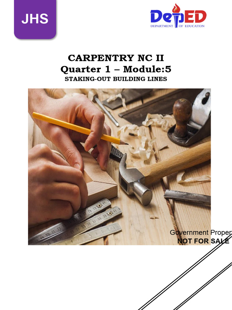 Carpentry NC Ii JHS Adm Module 5 Week 5 | PDF | Framing (Construction) | Foot (Unit)