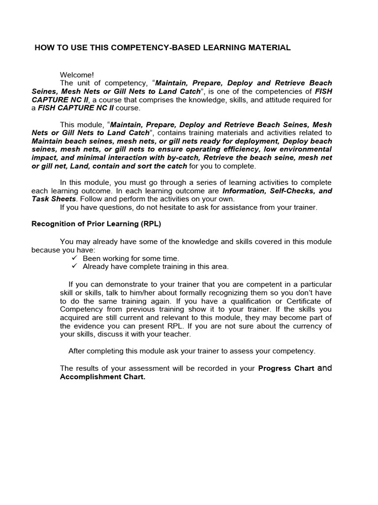 CBLM-Fish Capture | PDF | Trawling