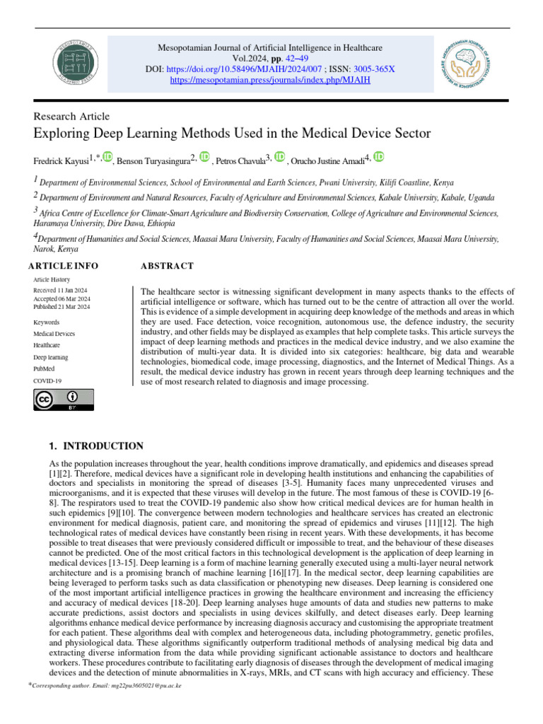 Exploring Deep Learning Methods Used In Pdf Artificial Intelligence