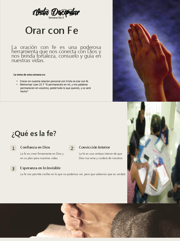 Orar Con Fe | PDF | Oración | Dios