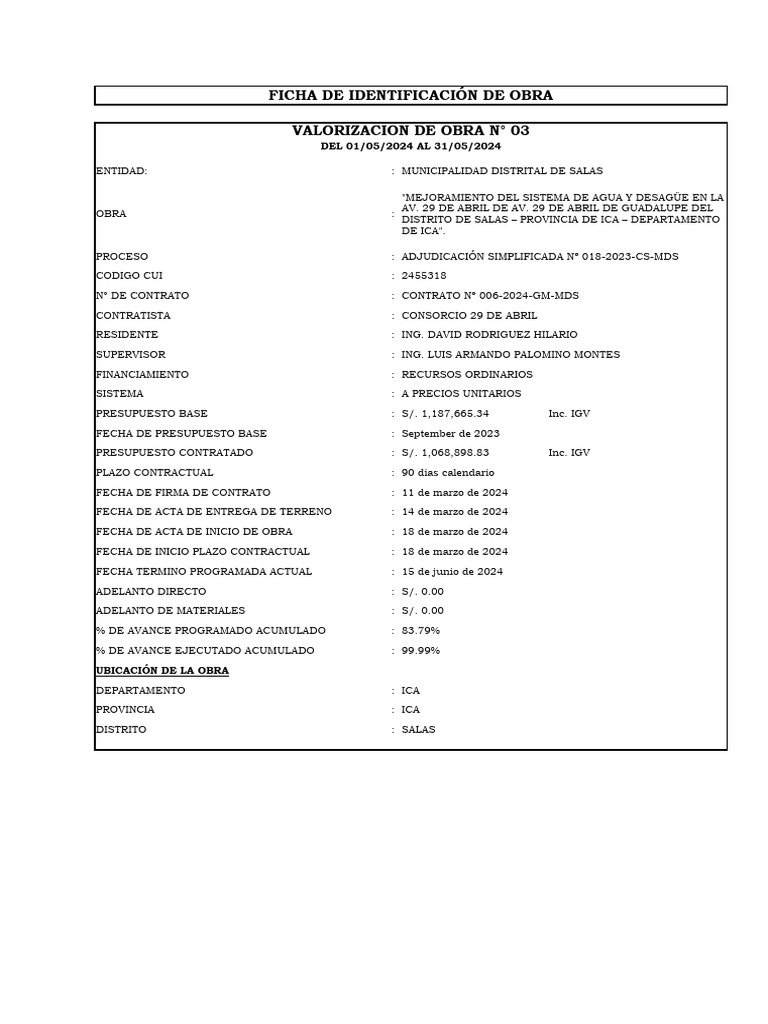 VAL 03 29 de Abril Al 100 | PDF