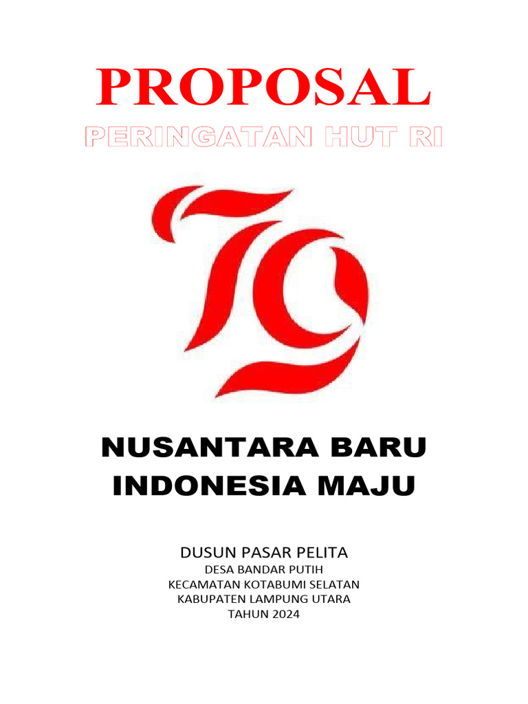 Proposal Hut Ri Ke 79 | PDF