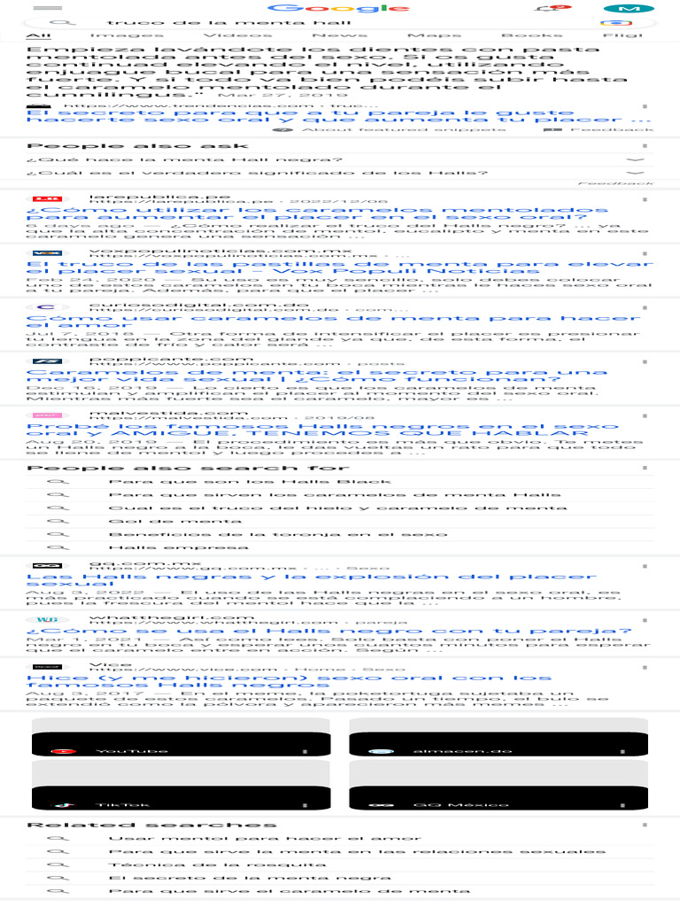 Truco de La Menta Hall - Google Search | PDF | Relaciones íntimas | Sexualidad de mamíferos