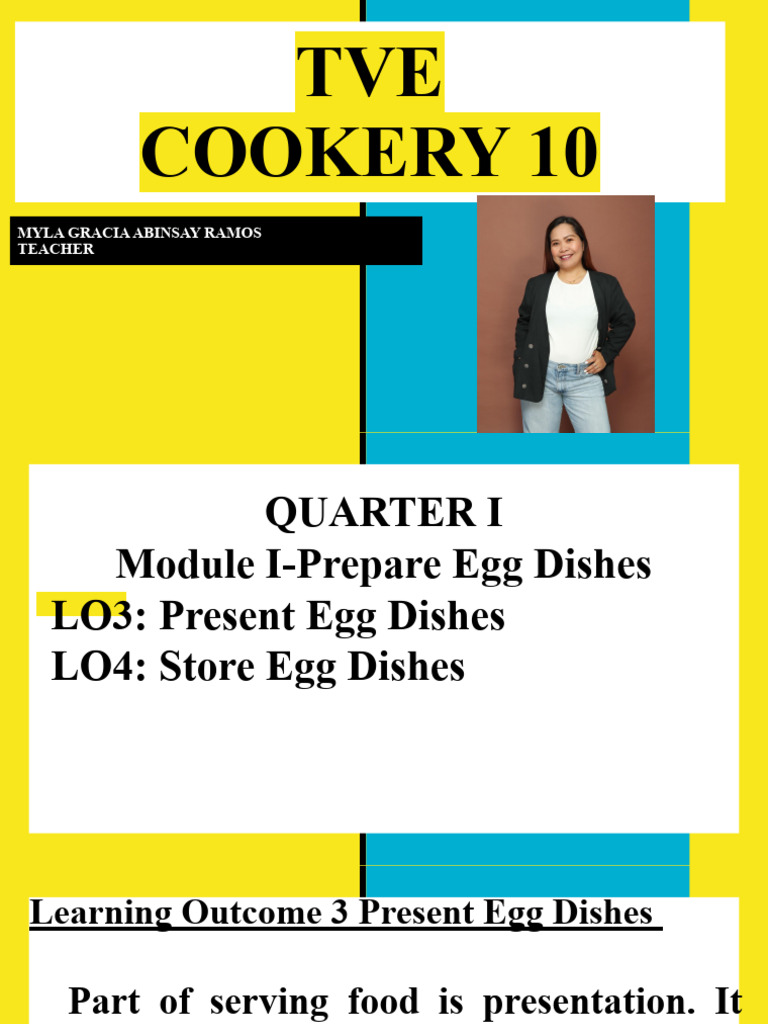 Q1 - PPT - Lo3-4 Present and Store Eggs | PDF | Foodborne Illness | Refrigerator