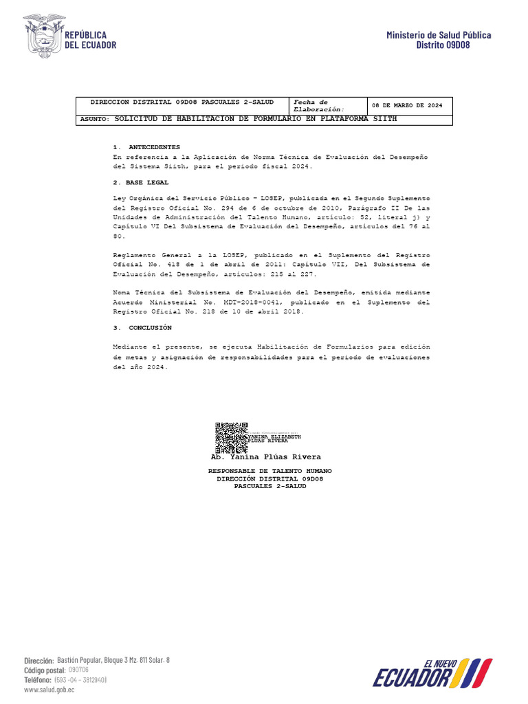 Habilitación de Formularios Siith 2024 | PDF | Gobierno | Justicia