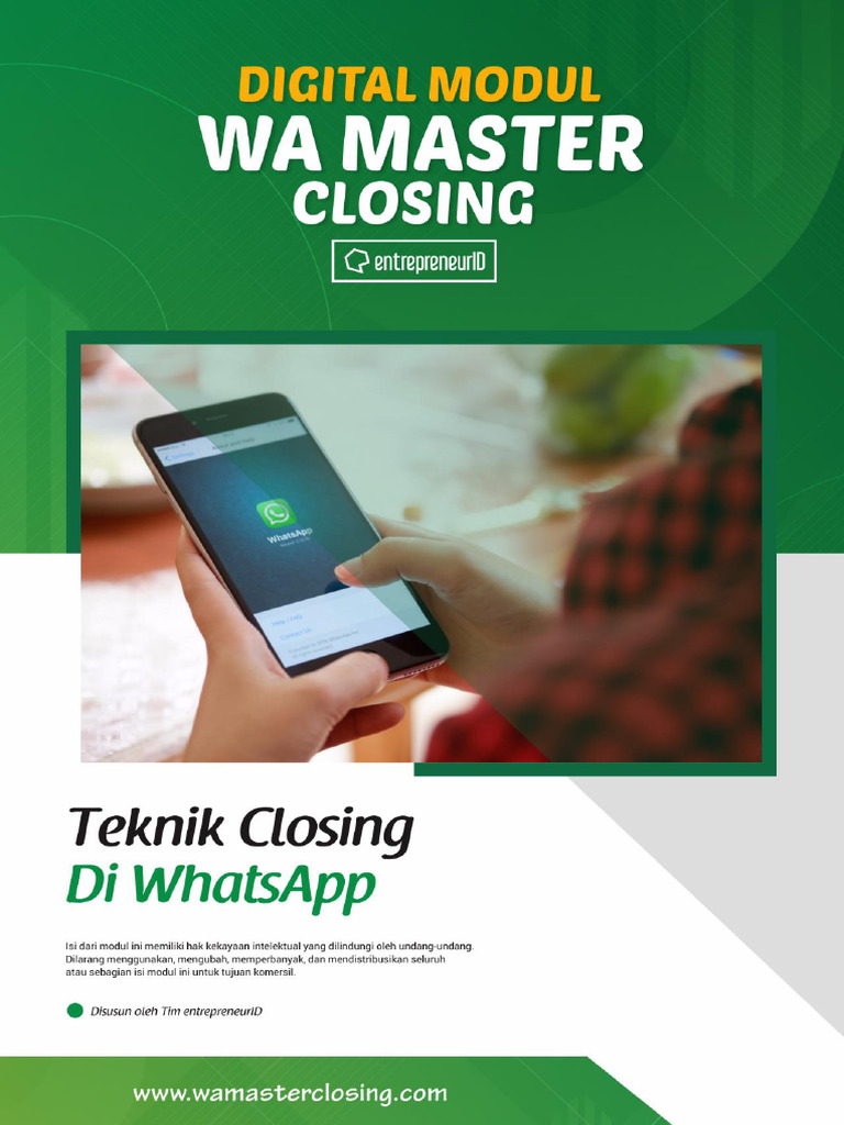 Teknik Closing Di WA | PDF | Karier & Perkembangan | Bisnis