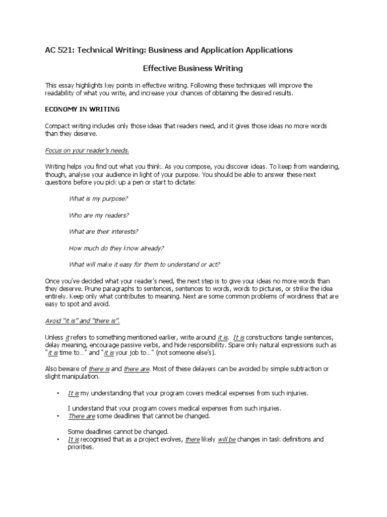 Effective Business Writing | PDF | Address (Geography) | Decision Making