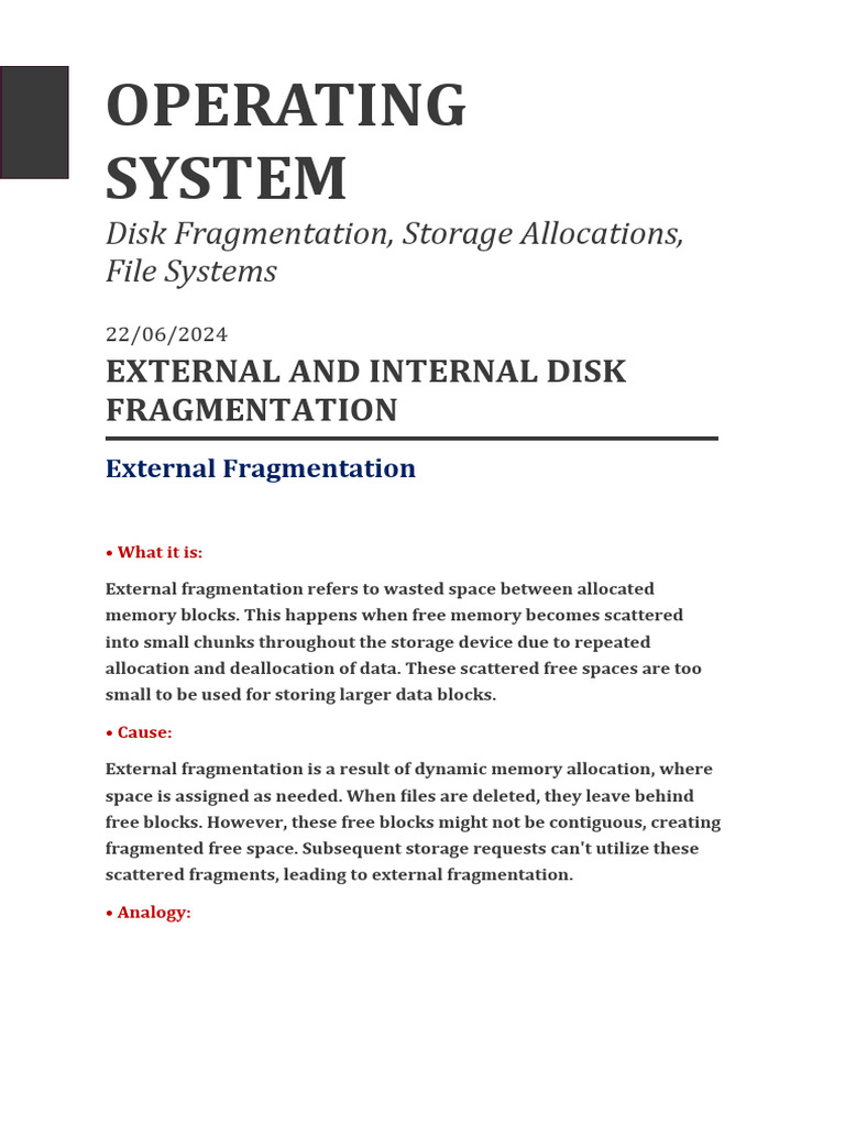 Operating Systems | PDF | Computer File | File System Operating Systems | PDF | Computer File | File System