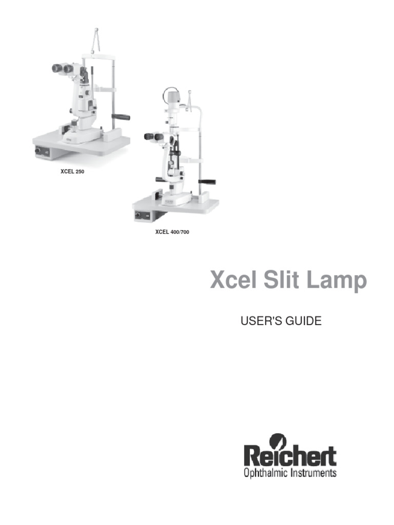 Reichert Slit Lamp Microscope User Manual | PDF | Electrical Connector ...