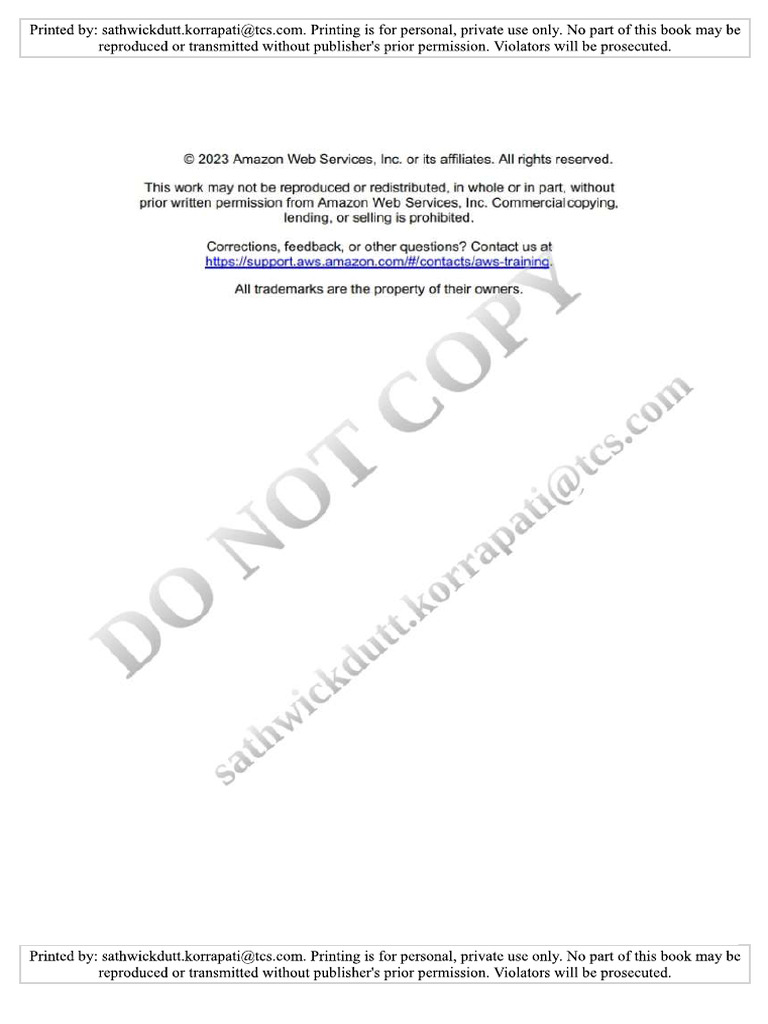 AWS SAA Student Guide | PDF