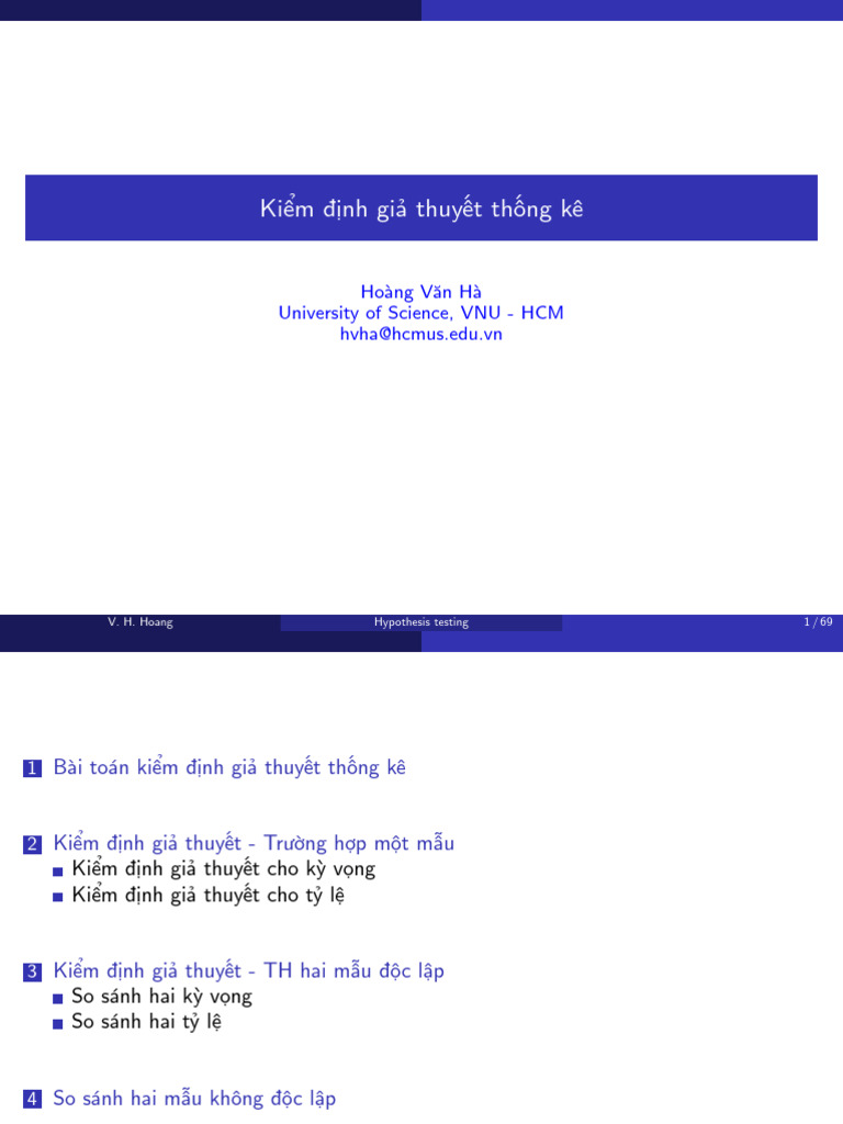 Chap 5 - 6-Hypothesis - Testing | PDF