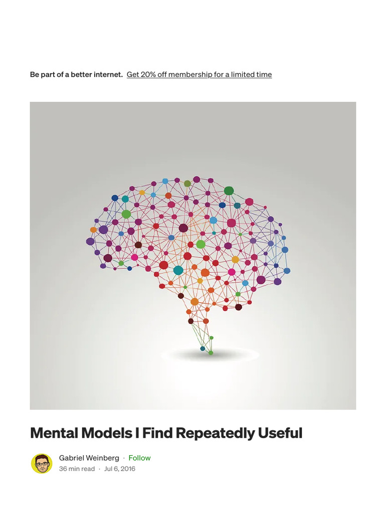 Essential Mental Models for Decision Making | PDF | Externality | Thought