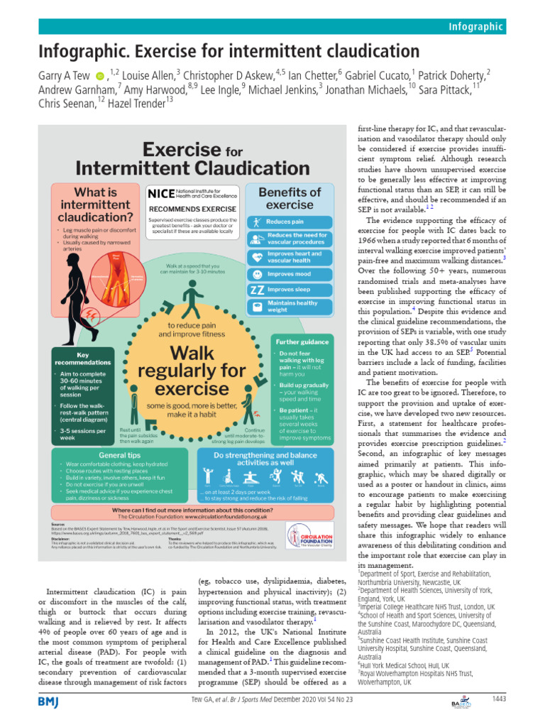 Exercise For Intermittent Claudication | PDF | Medicine | Medical ...