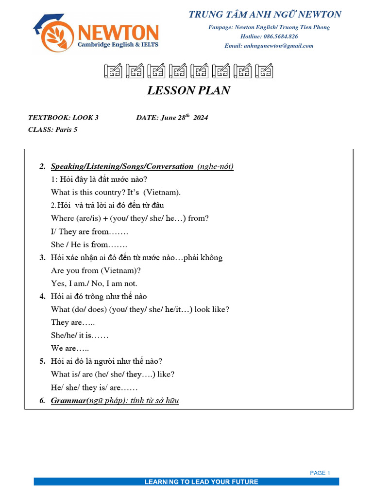 Unit 1 Around The World l5+6 (28.6.2024) | PDF