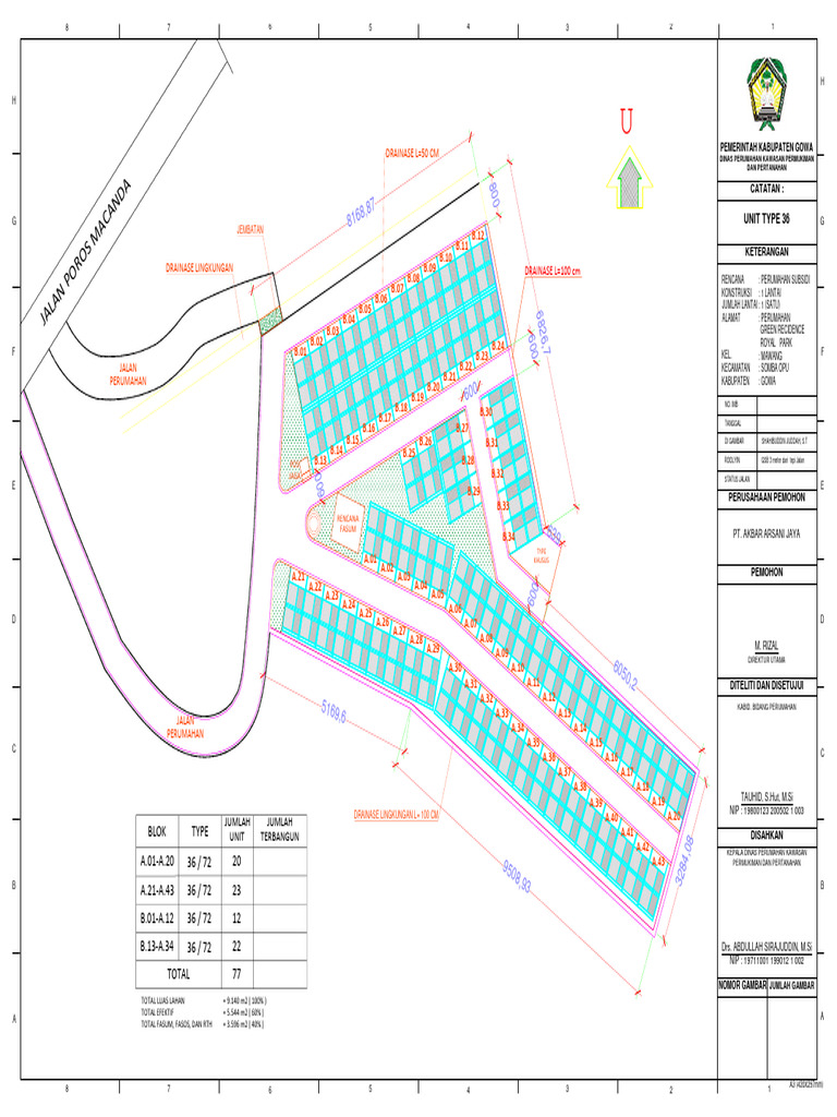 SITEPLAN Perumahan | PDF