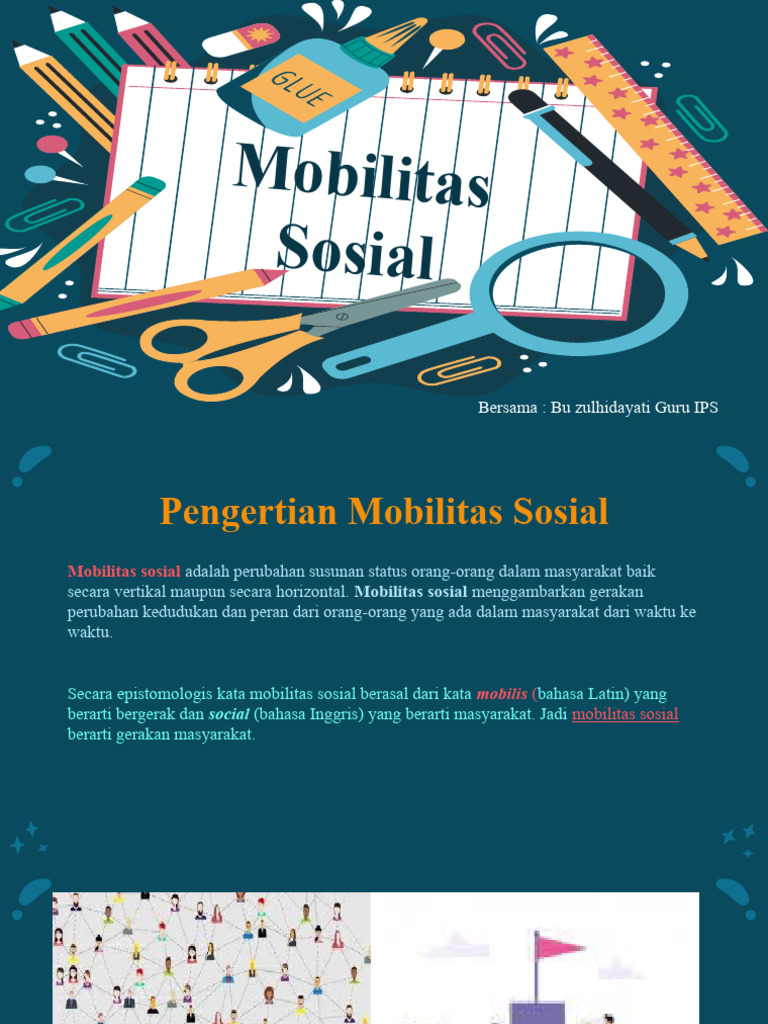 Pengertian Mobilitas Sosial | PDF
