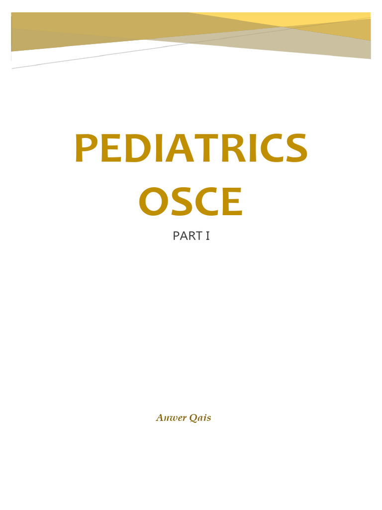 Pediatric History Taking Guide | PDF | Diseases And Disorders | Medical ...