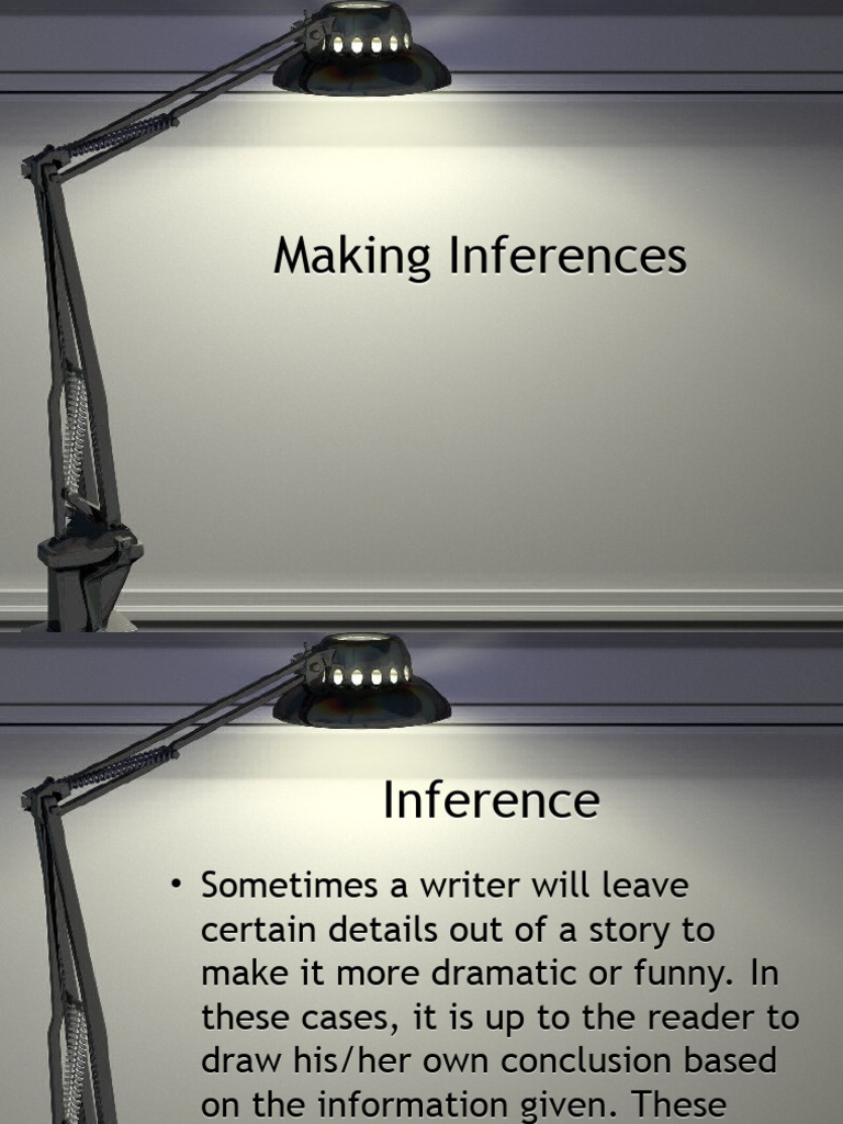 Making Inferences | PDF | Language Arts & Discipline | General Fiction