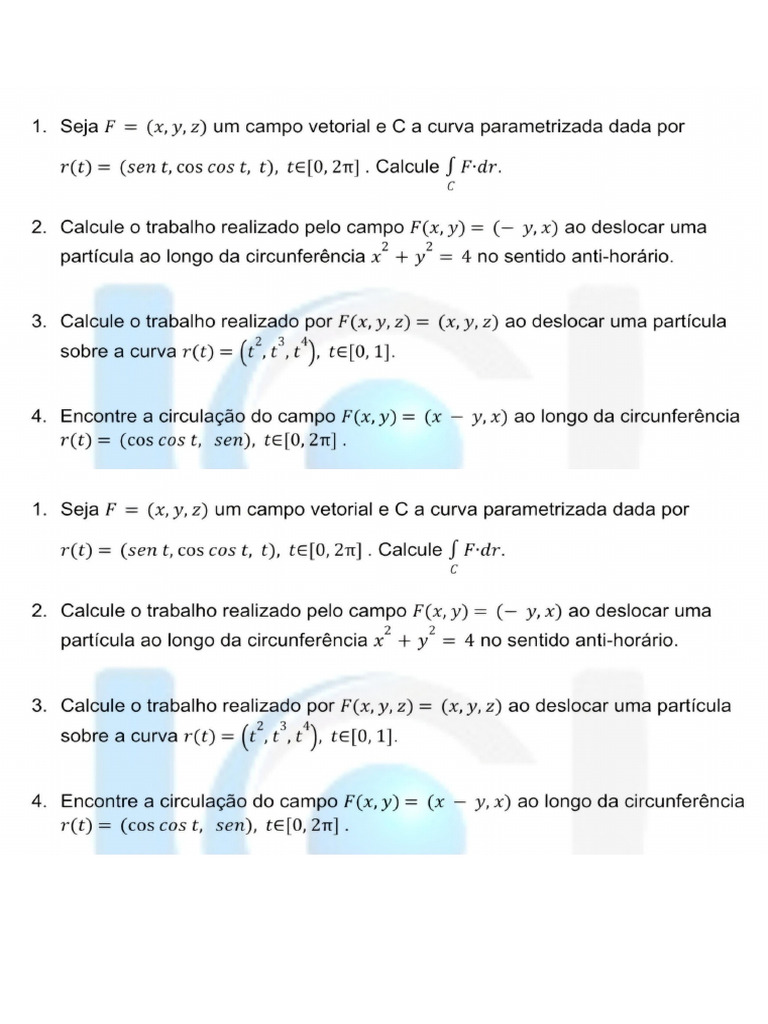 Exercícios | PDF