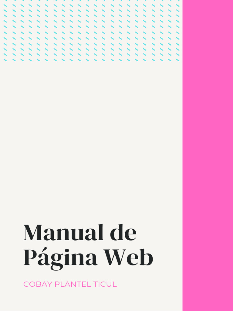Documento A4 Manual Guía | PDF | HTML | Red mundial