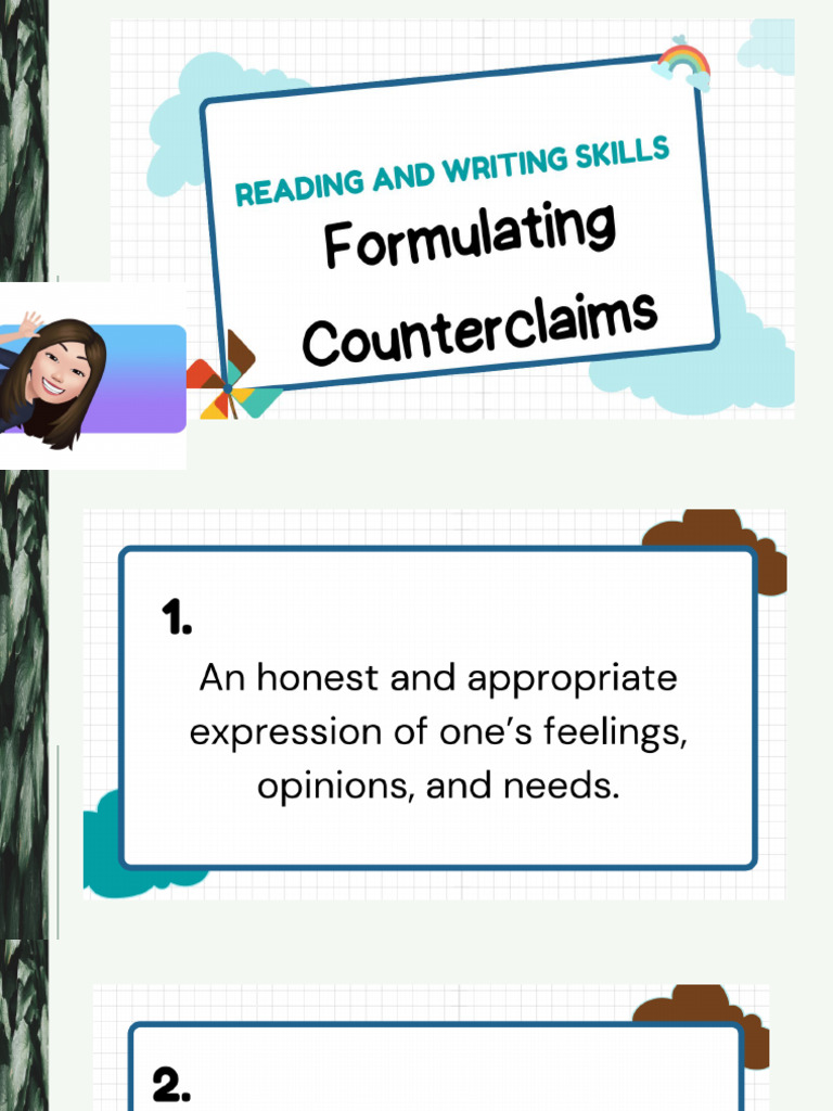 5 Formulating Counterclaims | PDF | Argument
