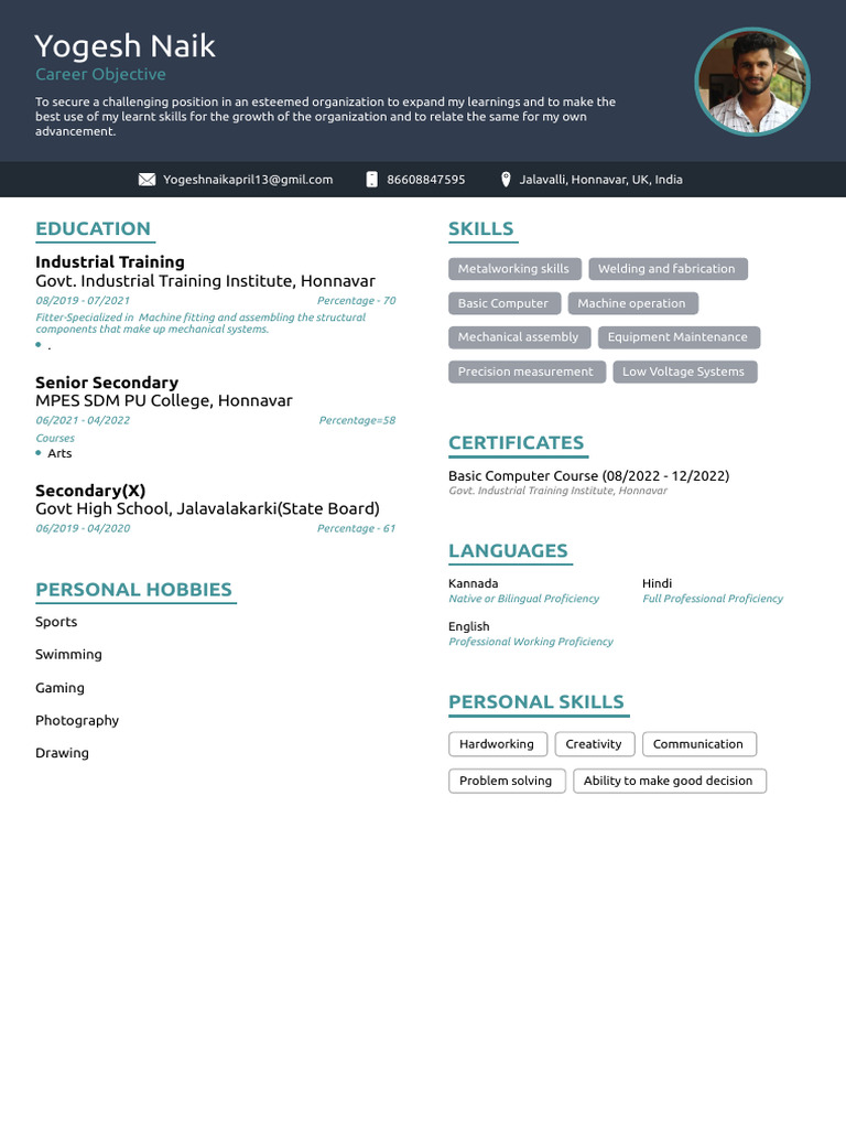 Yogesh's Resume | PDF
