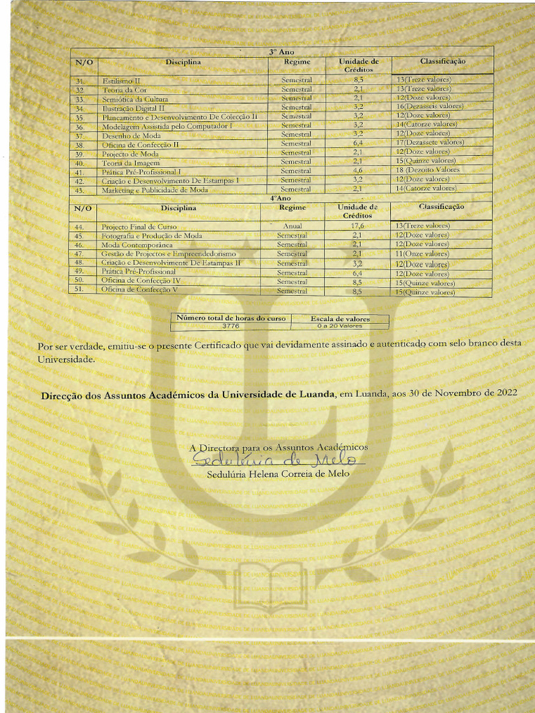 Certificado de Licenciatura-Tras | PDF