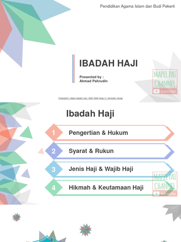 Materi Full Ibadah Haji | PDF
