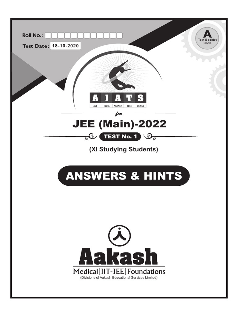 AIATS-01 - Main A | PDF | Photoelectric Effect | Physical Sciences