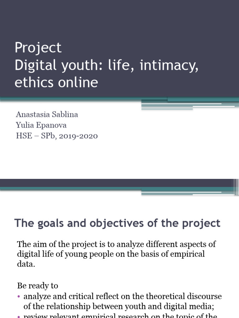 Project On Digital Youth | PDF | Cognition | Science