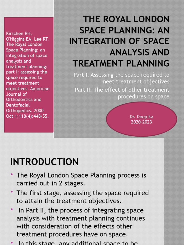 Royal London Analysis | PDF | Tooth | Dentistry Branches