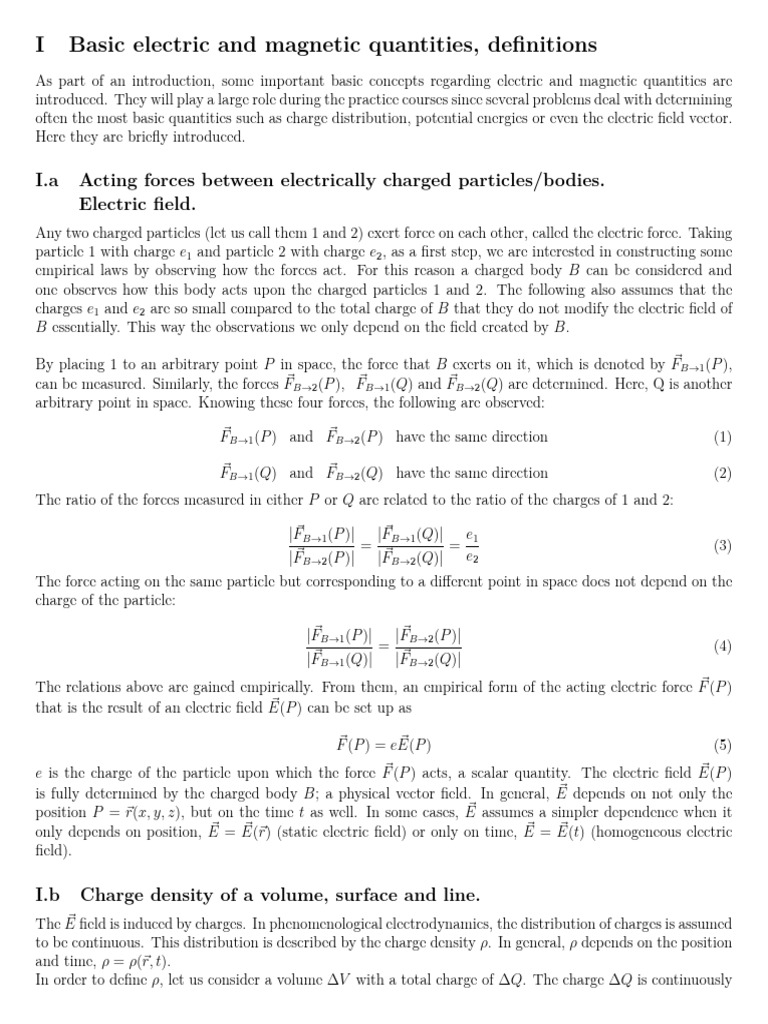 Electromagnetism | PDF | Electric Field | Force