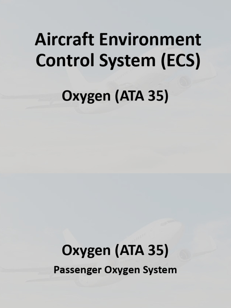 11. Oxygen (ATA 35)-Passenger Oxygen System | PDF | Oxygen | Equipment