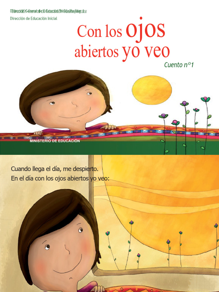 Cuento Infantil: "Con los Ojos Abiertos" | PDF