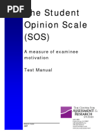 AQ Scoring Key | PDF | Autism | Behavioural Sciences