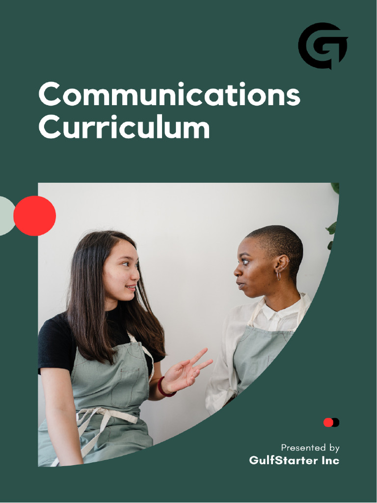 Communications Curriculum - GulfStarter | PDF | Mobile App | Communication