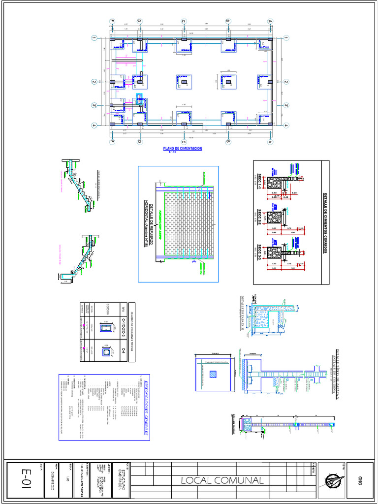 Plano Estructuras | PDF | Ingeniería estructural | Ingeniería de Edificación