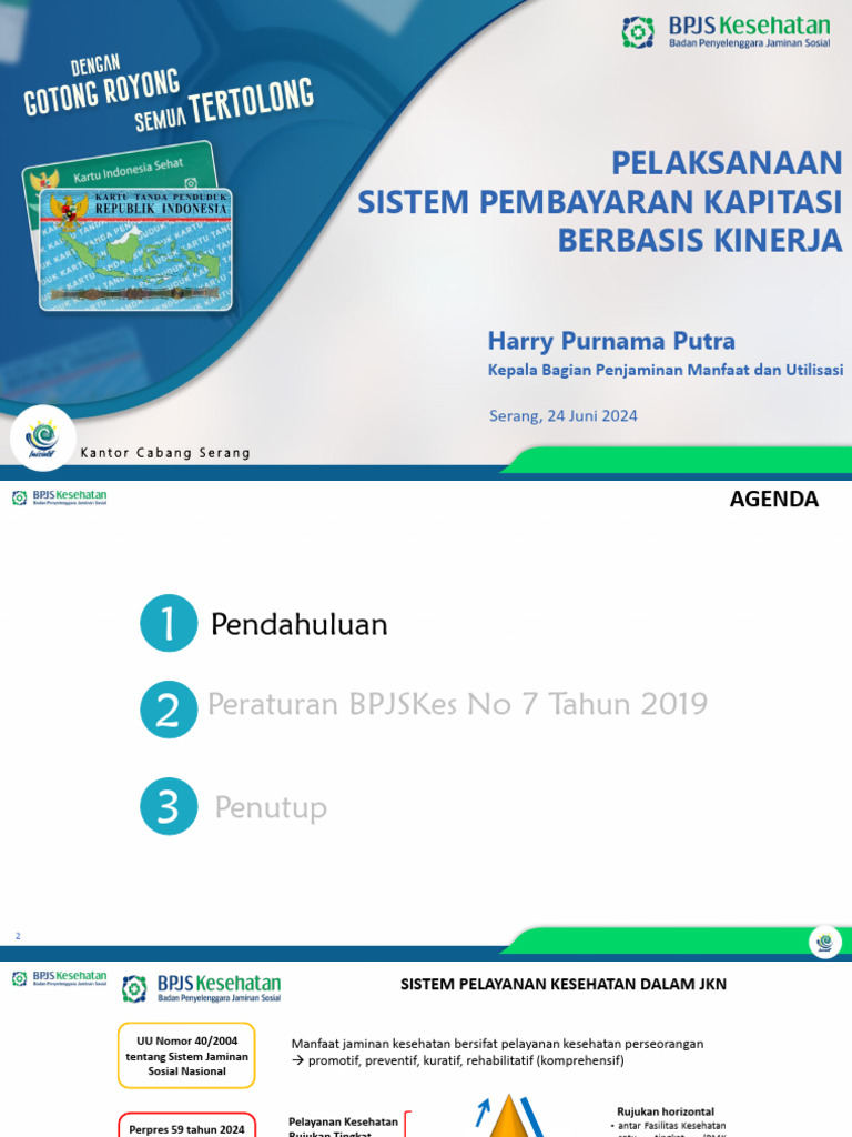 Kapitasi Berbasis Kinerja dalam JKN | PDF